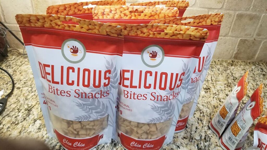 chin chin 6 packs., sizes 3 large/3 small - Deliciousbites Kitchen company