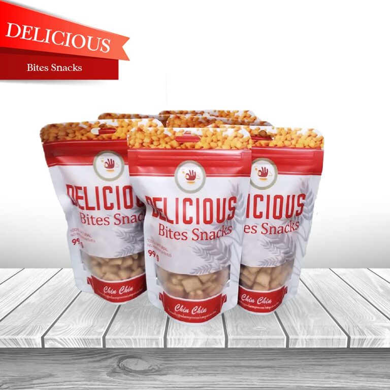 Coconut Chin Chin 5 Packs , Large Size - Deliciousbites Kitchen company